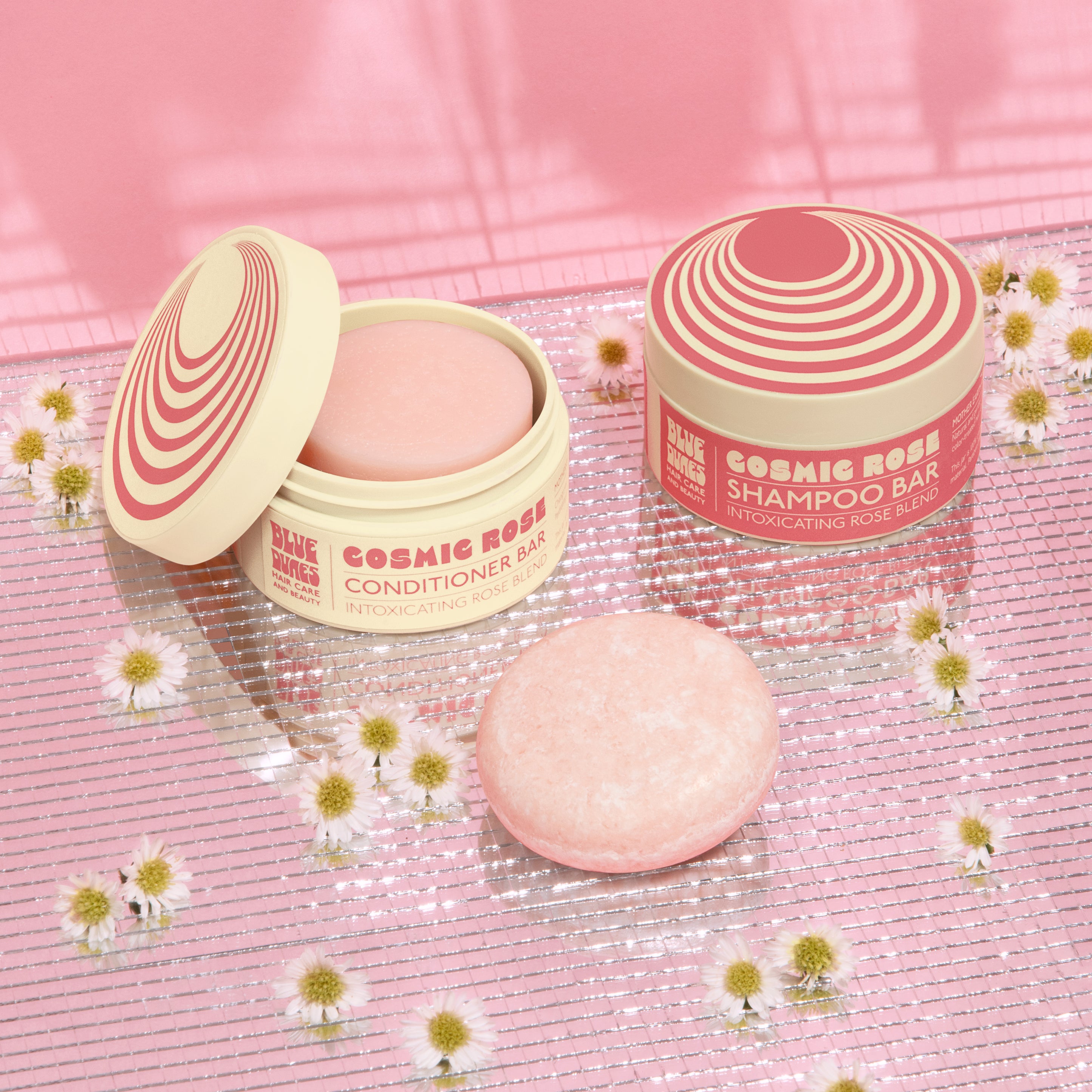 Cosmic Rose Shampoo & Conditioner Bar Set – Blue Dunes
